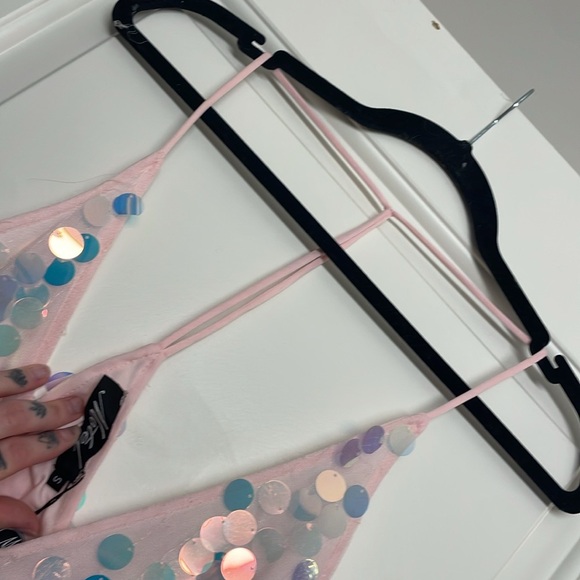 Motel Rocks | Dresses | Nwt Motel Pink Mermaid Scale Dress | Poshmark